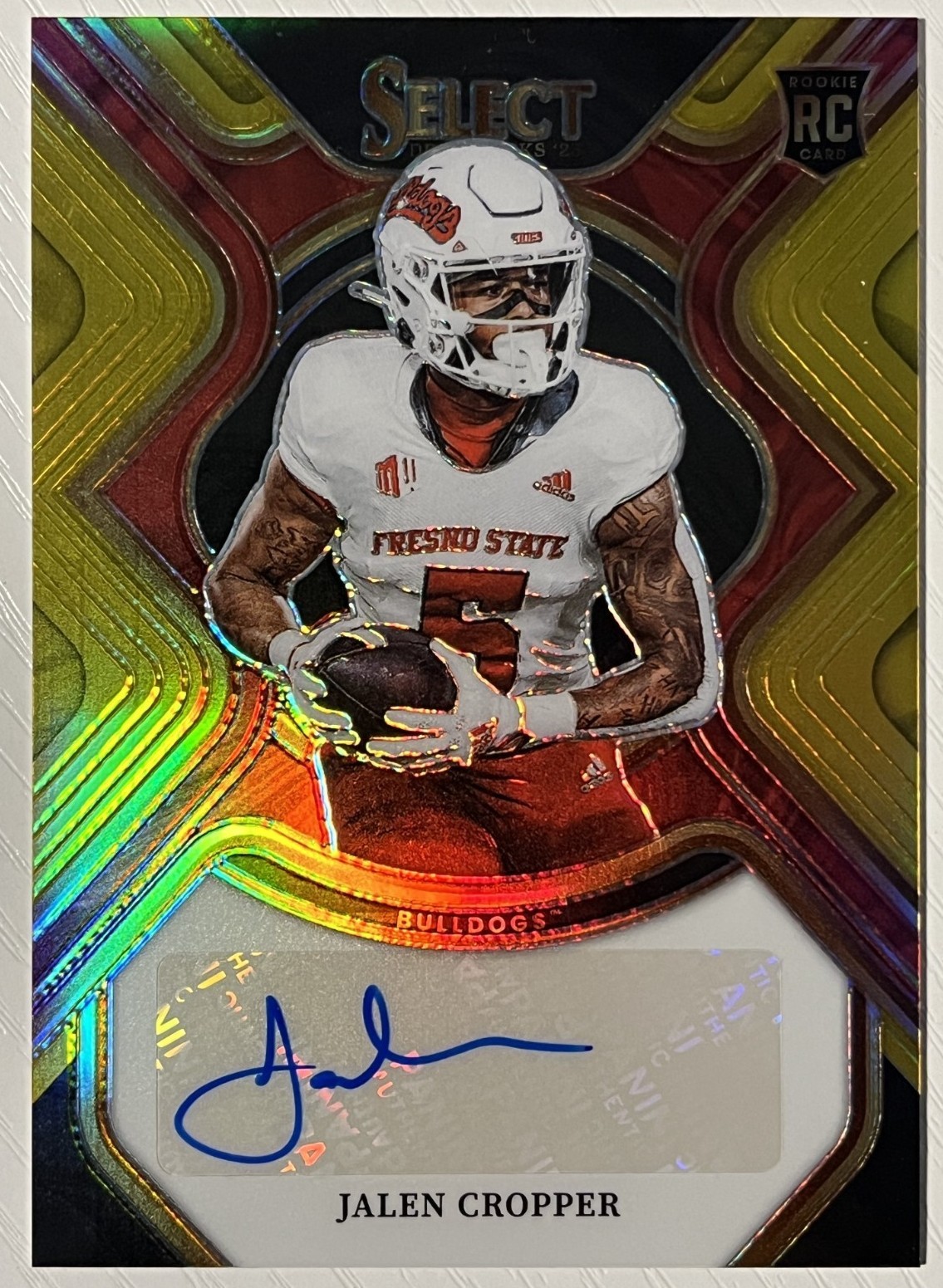 2023 Panini Select Draft Picks - Rookie Signatures Jalen Cropper #RS ...