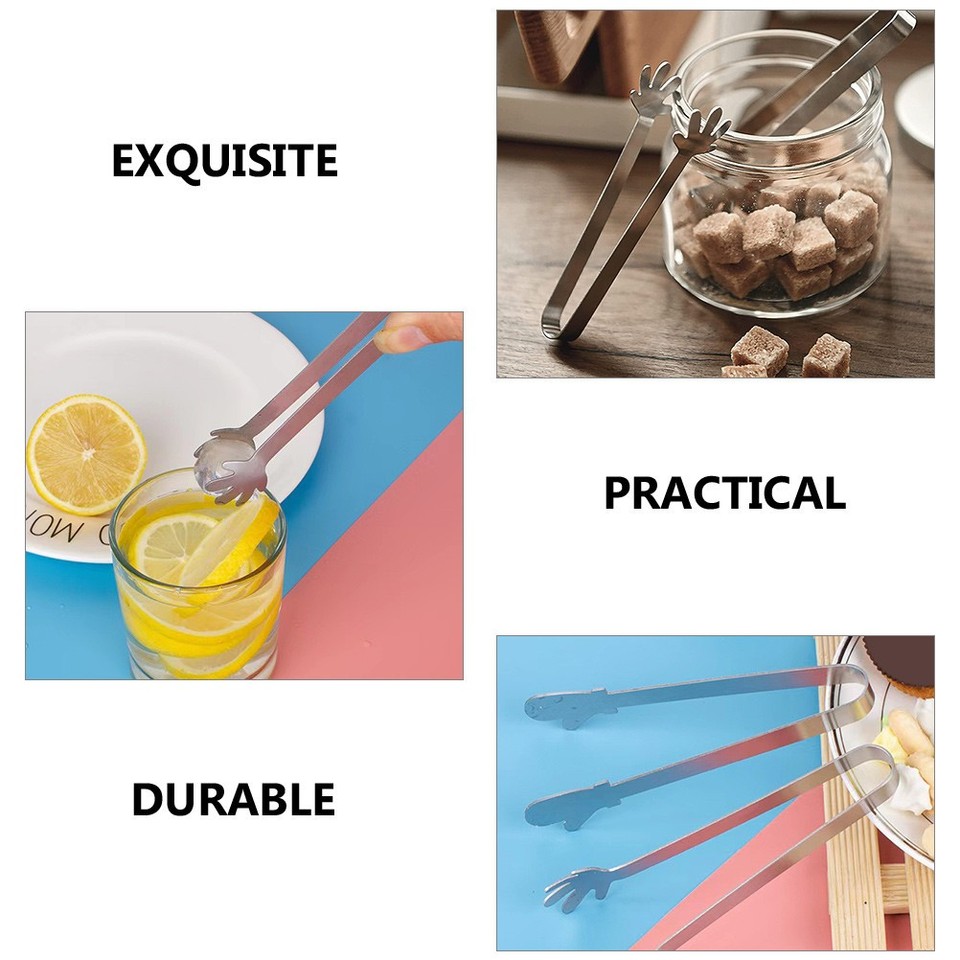 5pcs Kitchen Tong Food Serving Tong Multipurpose Anti-scald Cooking ...