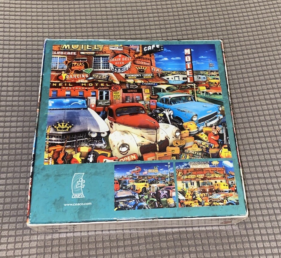 Ceaco Clunkers Old Cars and Guitars Puzzle 750 for sale online | eBay