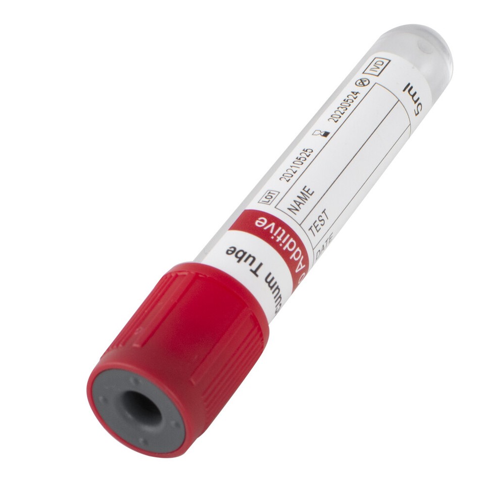 US· 200pcs Medical Blood Collection Tubes Vacuum No Additive Tubes 12 ...