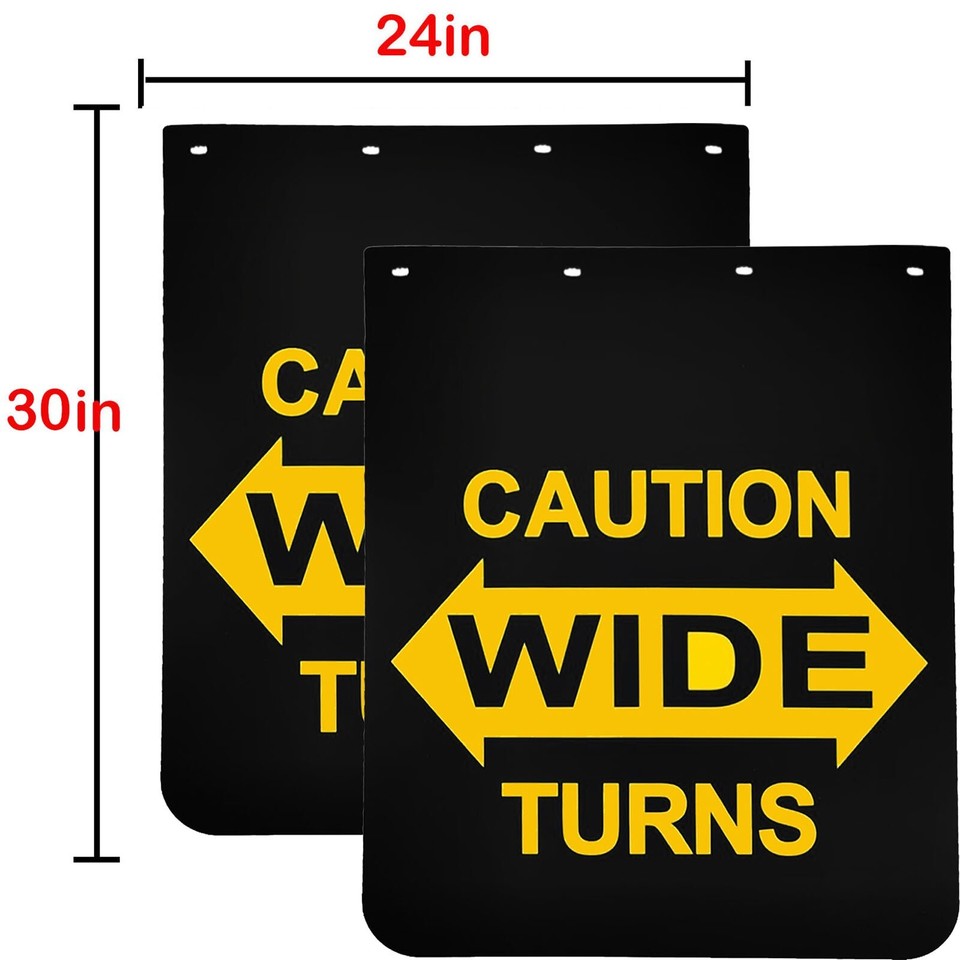 Mud Flaps for Semi Truck 24"x30"Polymer Truck Mud Flaps Mudflaps for ...