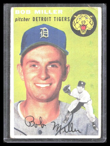 1954 Topps Bob Miller Rookie #241 Detroit Tigers | eBay