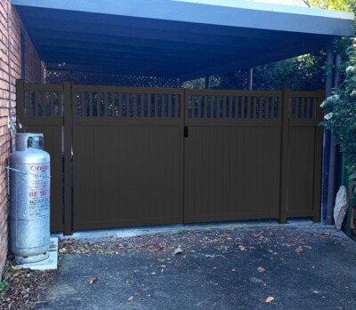 38mm Batten DIY Kits Aluminium Custom Hamptons Style Black Gates Fences ...