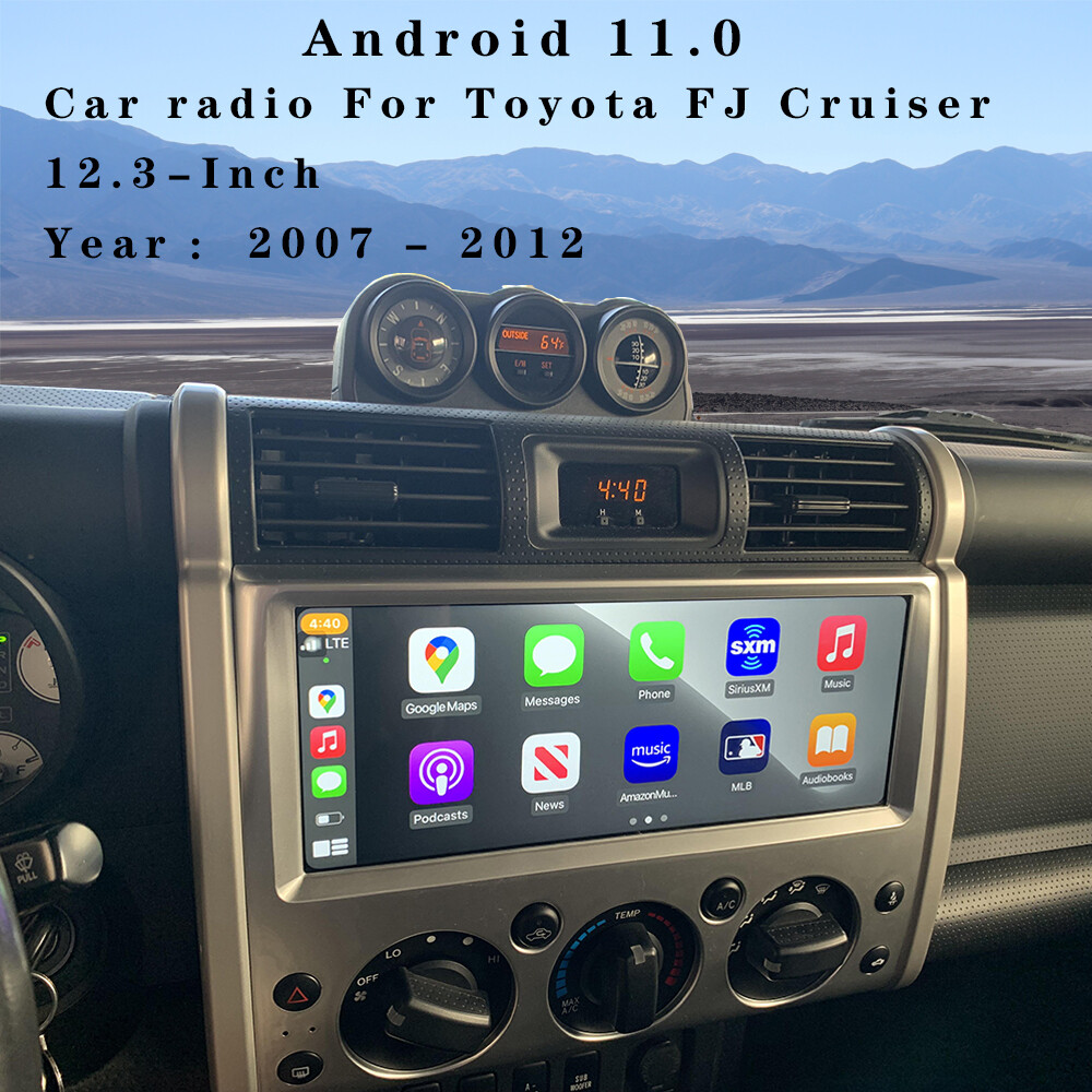 For Toyota FJ Cruiser Android 14 Stereo Radio Multimedia Player GPS ...