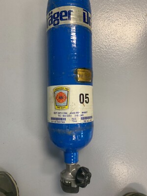 DRAGER 4500psi 30Min SCBA Cylinder Bottle Tank & Valve Paintball ...