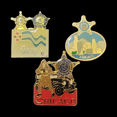 Secret Service Chicago Illinois IL Field Office Lapel Pin x3 1996 ...