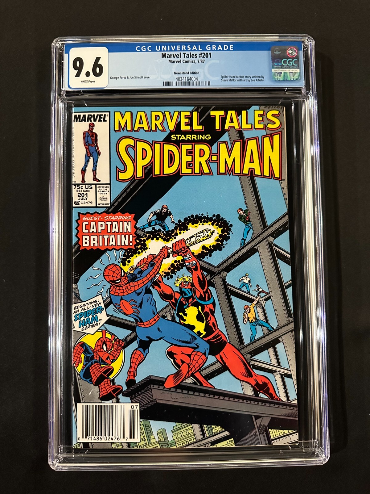 Marvel Tales #201 CGC 9.6 (1987) - Newsstand Edition - Spider-Man ...