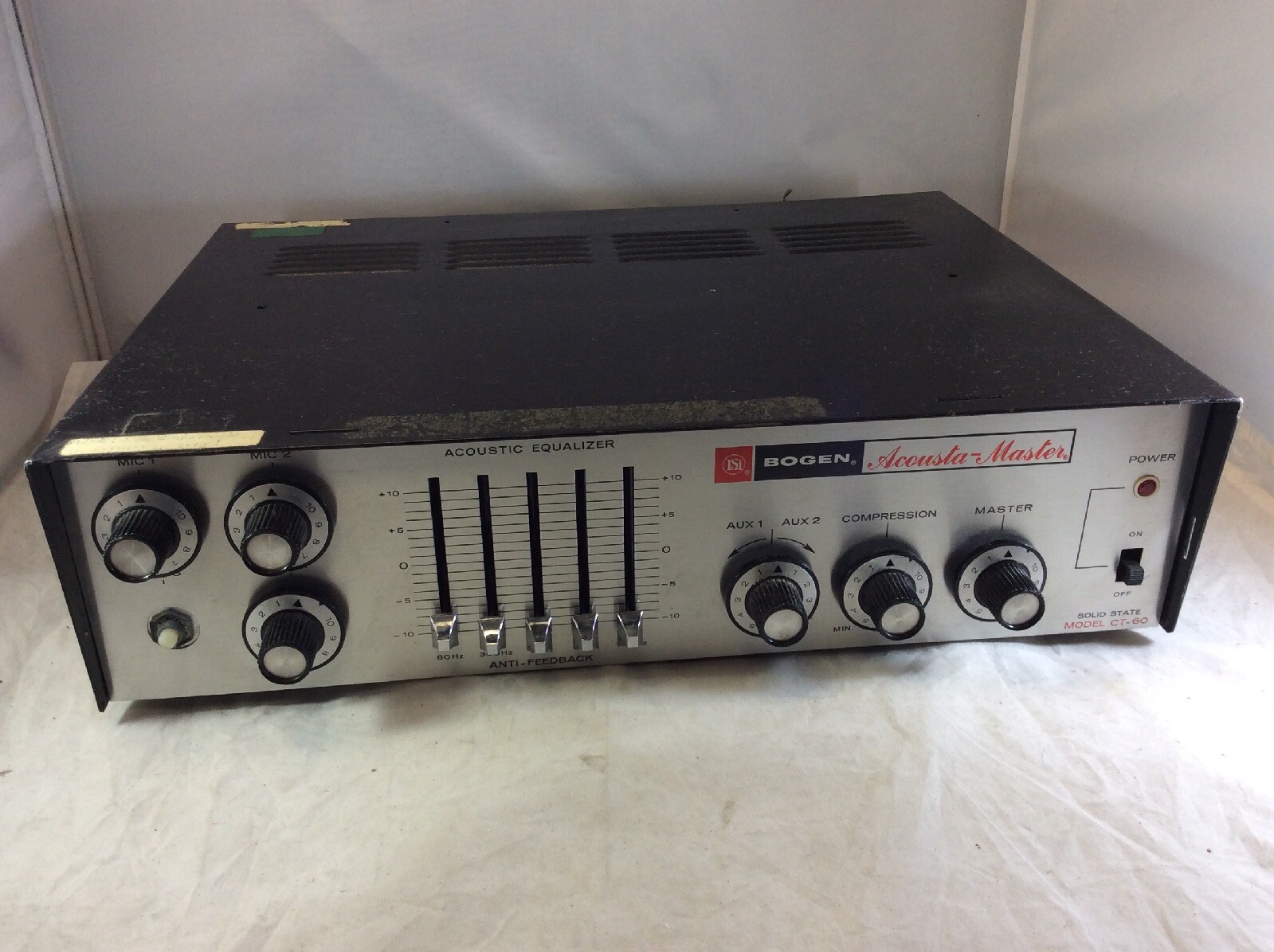 Bogen Solid State Microphone PA Amplifier Active Equalizer 60W CT-60 | eBay