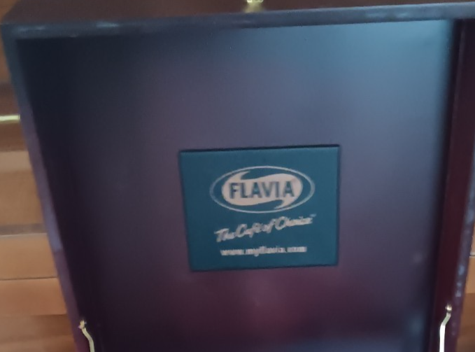 Flavia Coffee Packet Wooden Display Storage Box with Hinged Lid | eBay