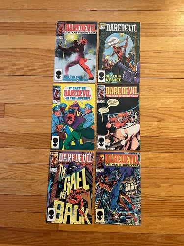 Daredevil #216 #217 #218 #219 #220 #221 Marvel Comics 1985 COMBINE ...
