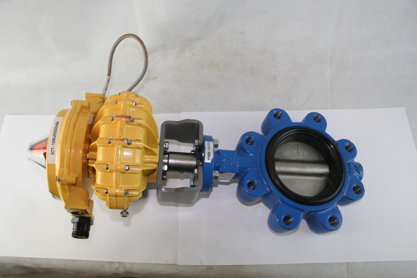 Kinetrol Actuator 7 Type 077-100 100PSI (7 bar) Max & 4" Butterfly ...