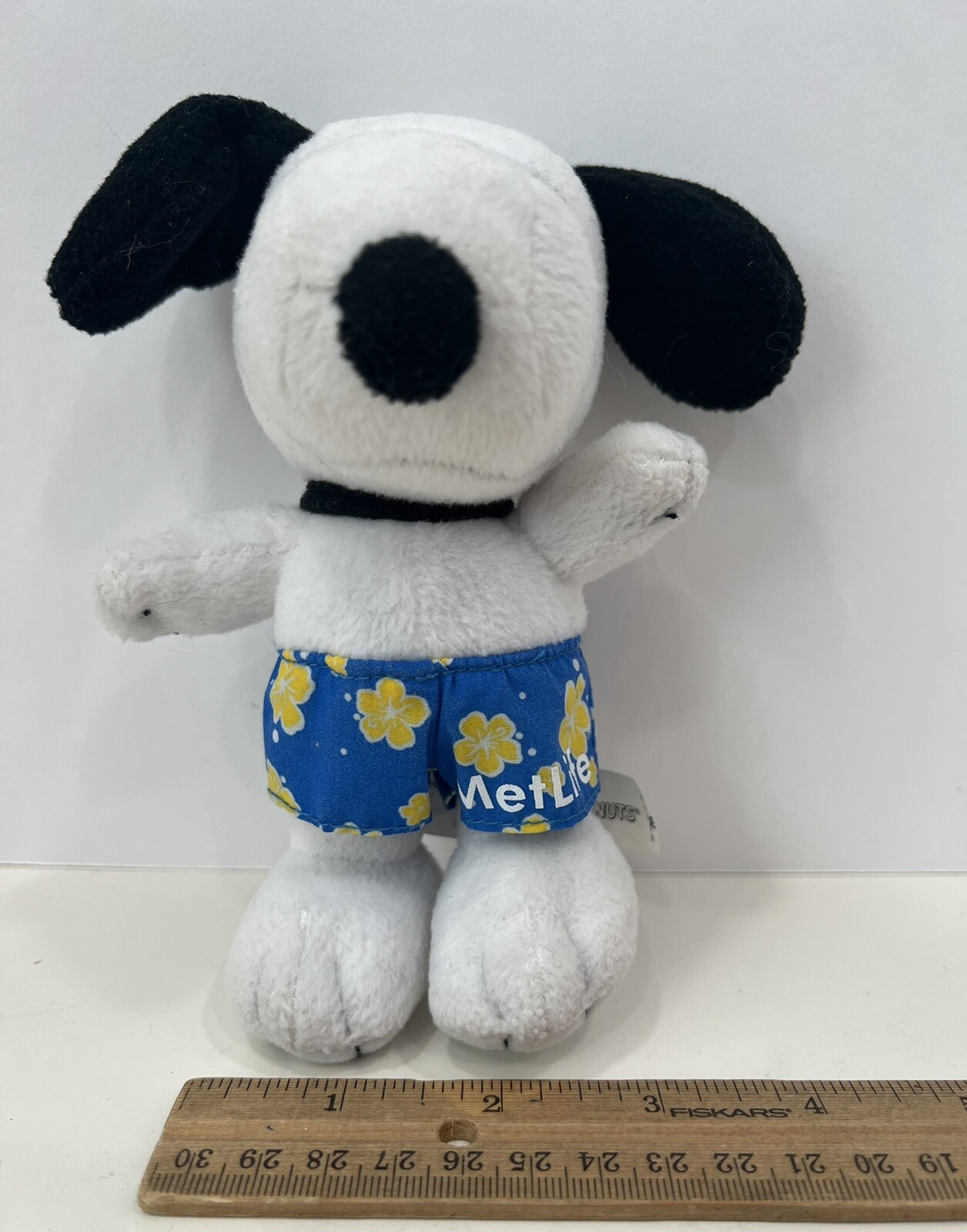 Snoopy Peanuts Tropical Swim Shorts Metlife Plush Toy Small 6" | eBay