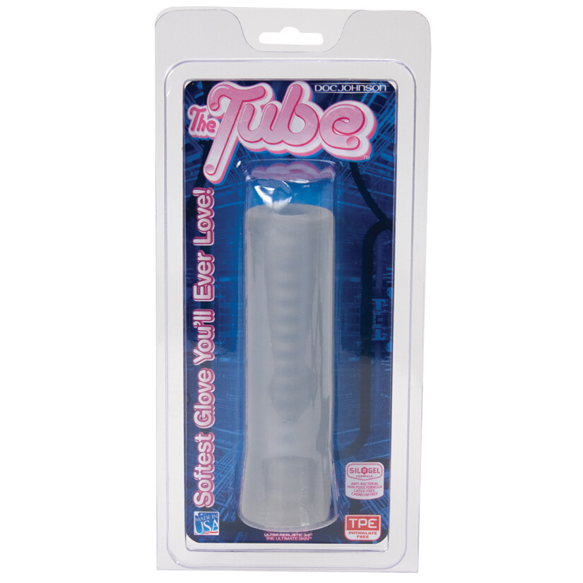 The Tube Ultraskyn UR3 Ribbed Male Masturbator Stroker Sleeve - Choose ...