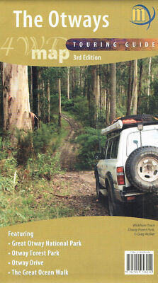 The Otways Four Wheel Drive 4WD Map Touring Guide - Meridian Maps | eBay