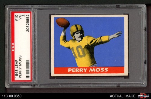 1948 Leaf #10 Perry Moss Packers PSA 3 - VG | eBay