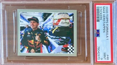 SSP PSA 9 RC Max Verstappen 2020 Topps Formula One F1 Rookie Sticker ...