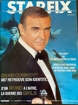 Magazine Starfix n°10, Sean Connery, les James Bond Girls, John Landis ...