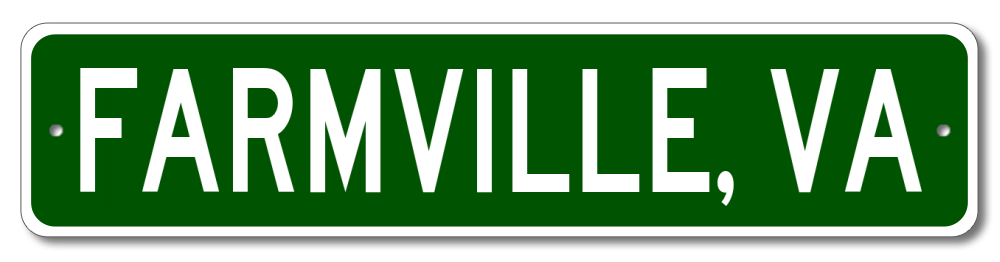 Farmville, Virginia Metal Wall Decor City Limit Sign - Aluminum | eBay