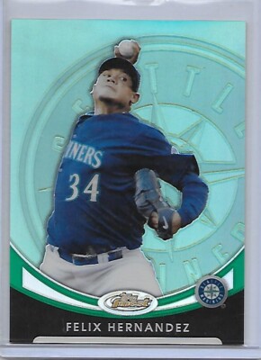 2010 Finest FELIX HERNANDEZ rookie 90/99 Seattle Mariners #80 | eBay