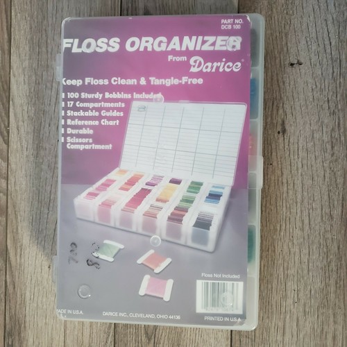 Lot Embroidery Floss DMC Thread Organizer Case Assorted Colors Carded ...