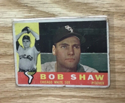 1960 Topps Baseball Bob Shaw Chicago White Sox Card #380 | eBay