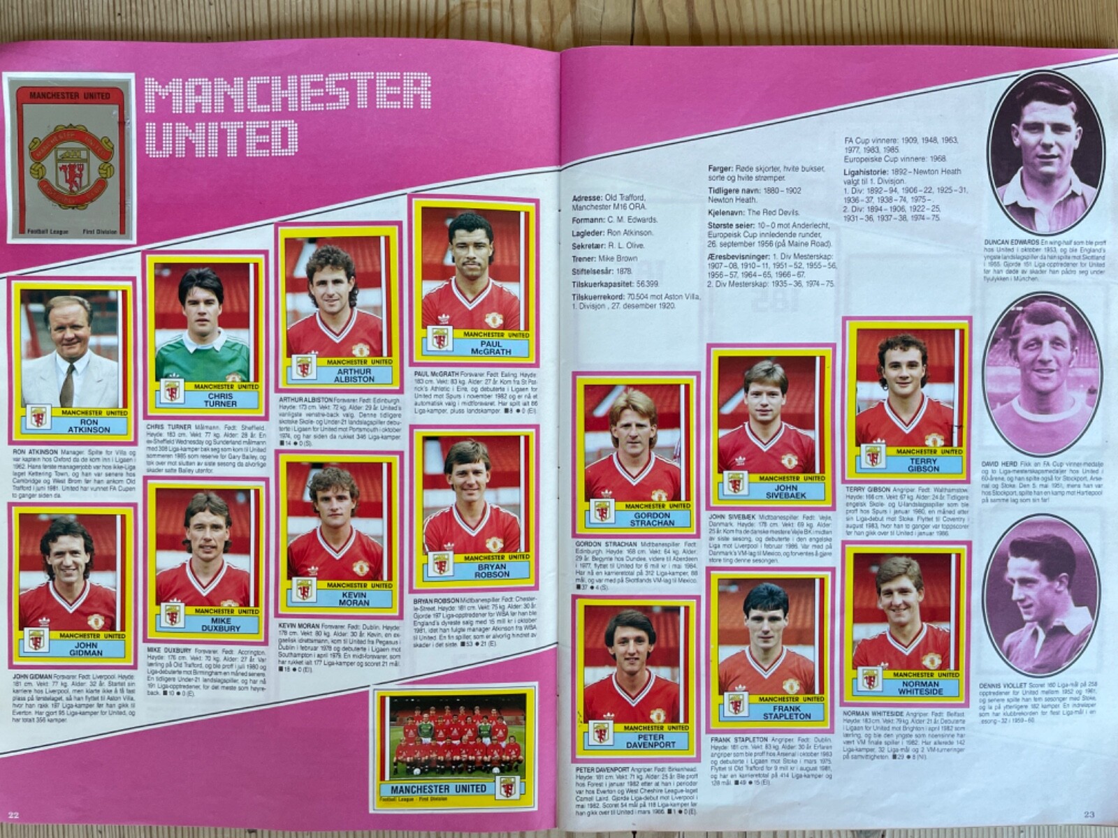 Panini’s Football 1987 sticker album - complete | eBay