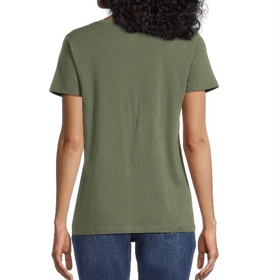 Time and Tru Womens V Neck Tee Short Sleeves Medium 8-10 New with Tags ...