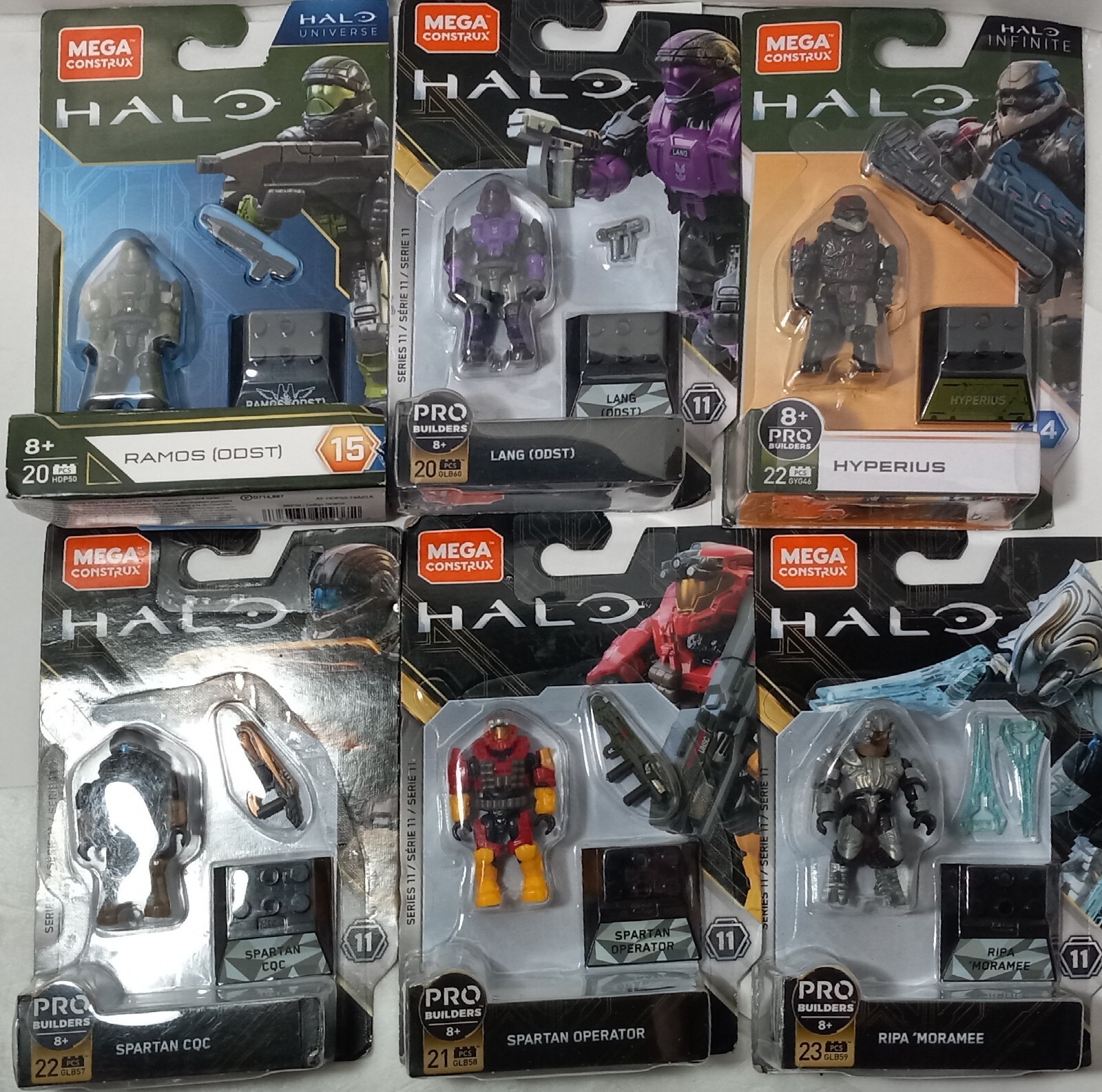 Mega Construx Halo Minifigures Ripa Mortmee & Lang ODST *U CHOOSE ...