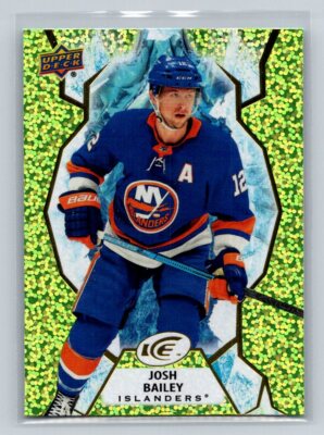 2021-22 Upper Deck Ice Green Parallel #15 Josh Bailey New York ...