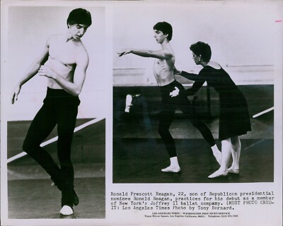 LG767 1980 Orig Photo RONALD PRESCOTT REAGAN President Son NY JOFFREY ...