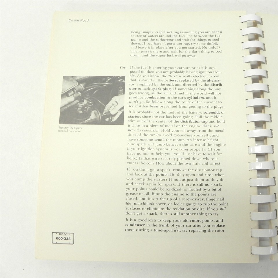 VINTAGE 1983 AUTO REPAIR FOR DUMMIES BY DEANNA SCLAR SERVICE GUIDE BOOK ...