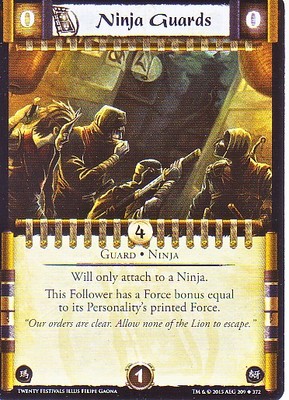 3 x Ninja Guards L5R CCG TF Twenty Festivals | eBay