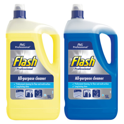Flash 5L Floor Cleaner Professional All Purpose Clean Crisp Lemon ...