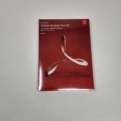 Adobe Acrobat Pro Full Version DVD/Windows, Permanent License For 2 PCs ...