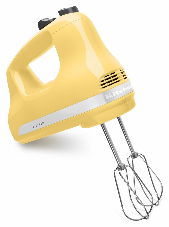 New KitchenAid madeUSA 5-Speed Ultra Power Hand Mixer khm512er khm512wh ...