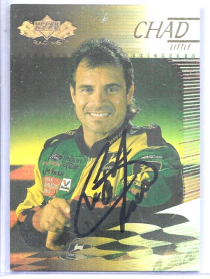 Chad Little signed 2000 UPPER DECK trading card NASCAR #22 | eBay