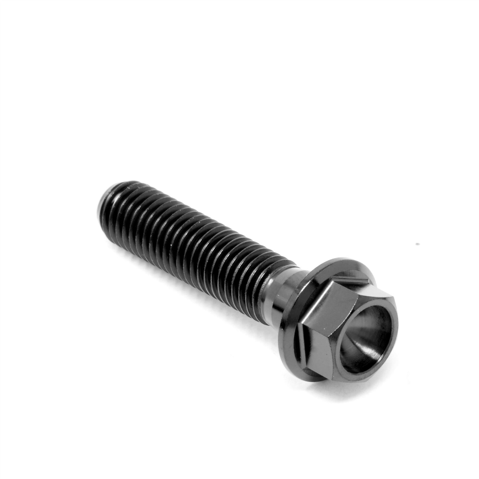m7 x 35 mm Titanium Hex Flange Head Bolt Screw Gr5 Thread x 1.0 Ceramic ...