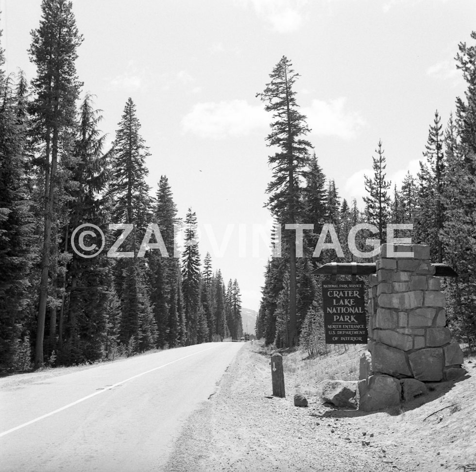 Crater Lake Entrance Sign Old Crater Lake National Park Sign, Crater