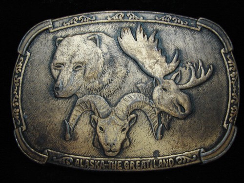 OI21144 VINTAGE 1970s **ALASKA - THE GREAT LAND** COMMEMORATIVE ...