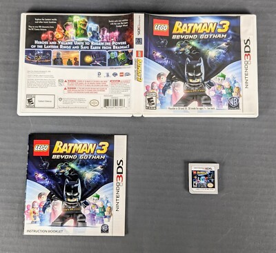 COMPLETE LEGO Batman 3: Beyond Gotham (Nintendo 3DS) CIB Cleaned ...