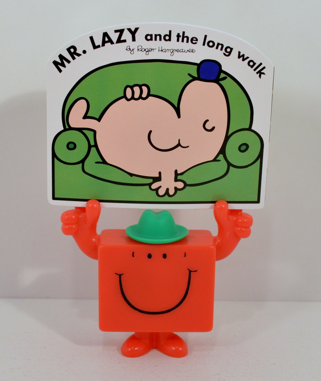 RARE 2005 Mr Strong & Book 4" McDonald's EUROPE Action Figure Little ...