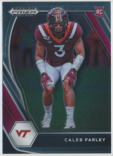 Caleb Farley - Virginia Tech Hokies - 2021 Prizm Draft Picks - RC ...