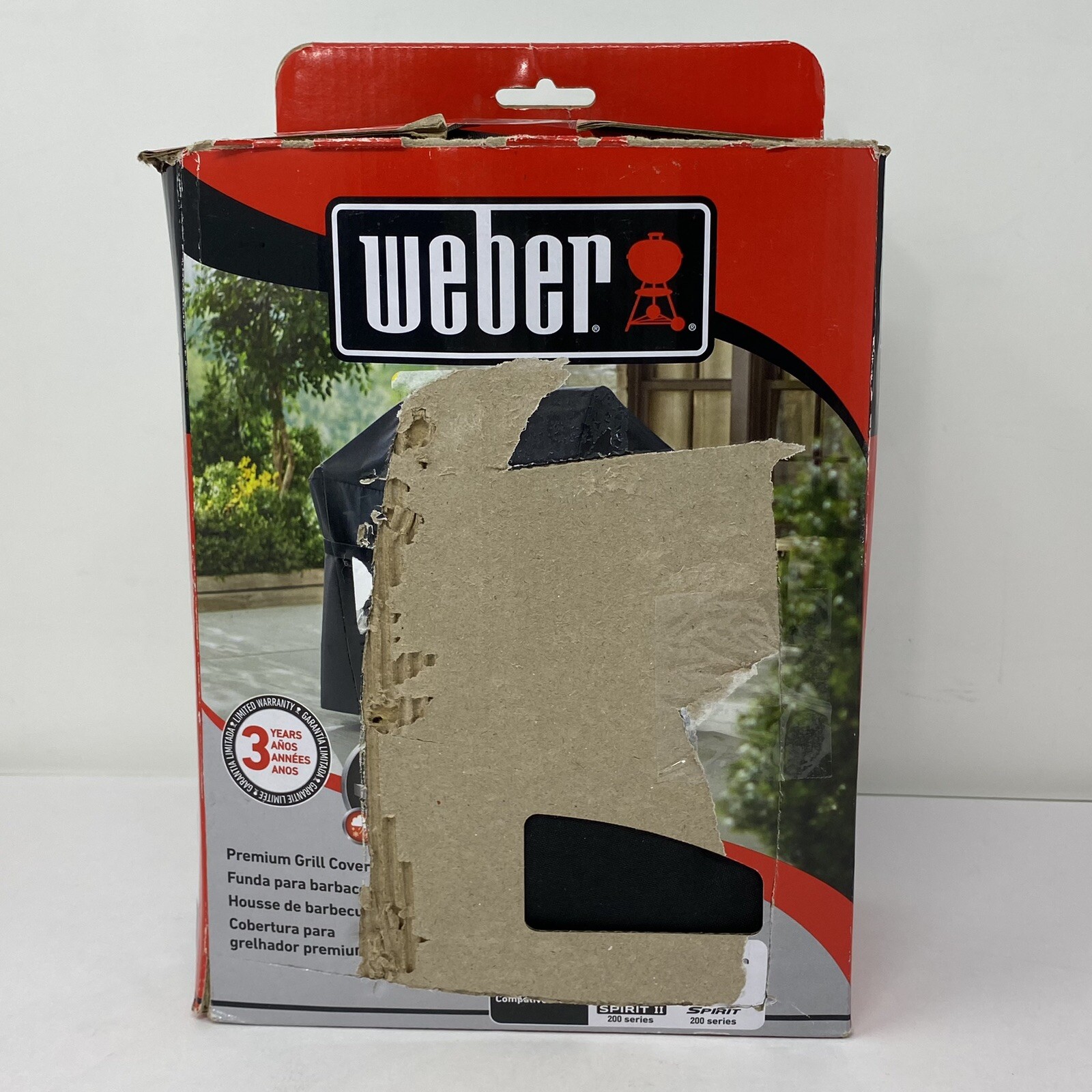 Weber 7138 Premium Grill Cover Fits Spirit II 200 Series And Spirit 200 ...