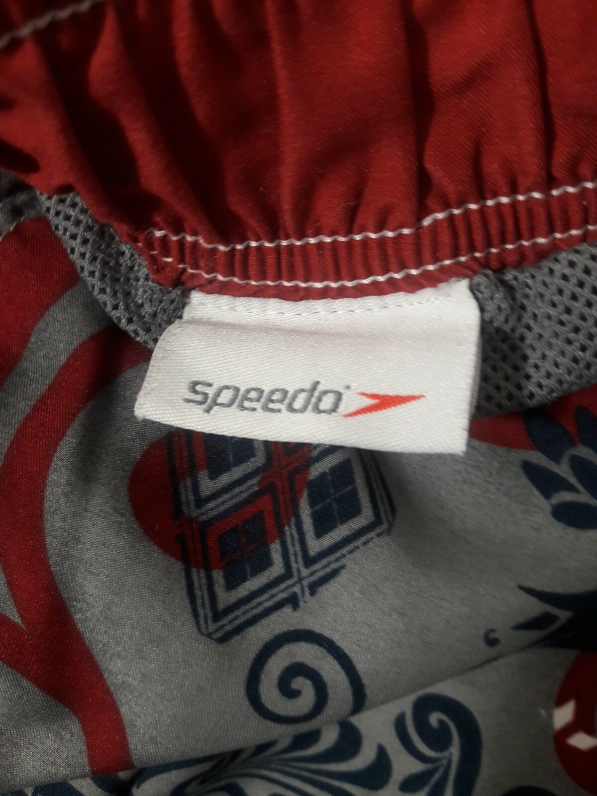 Pair of Speedo men's L (34-36) polyester mid length swim trunks | eBay