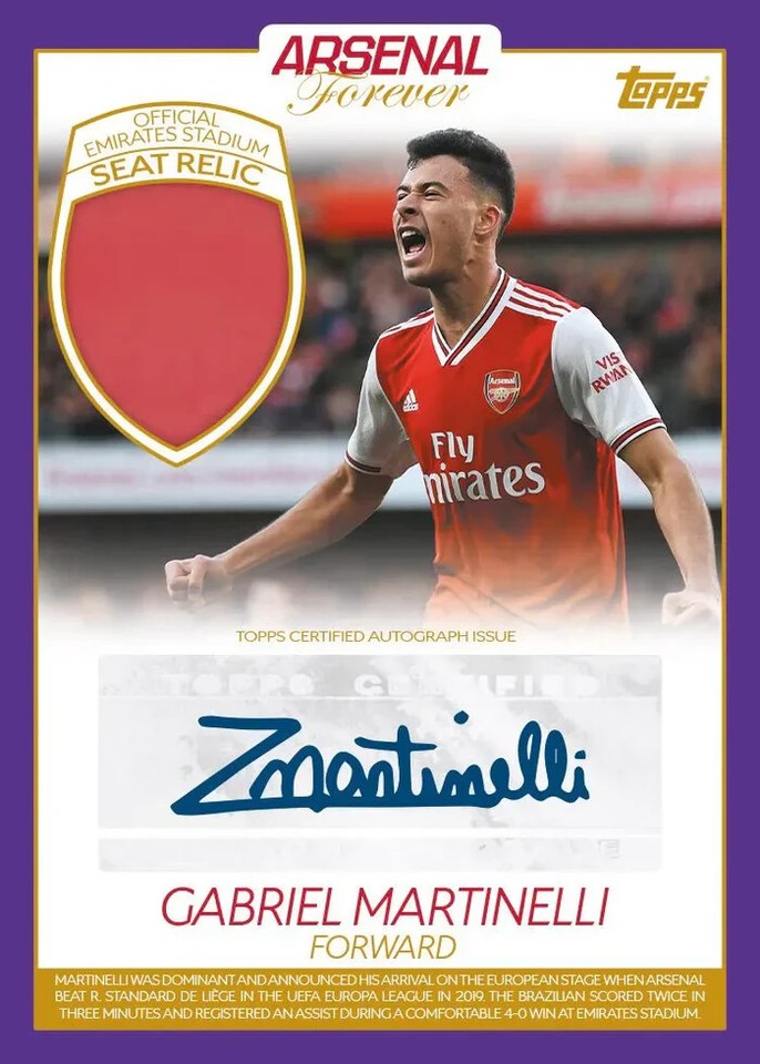 2024 Topps Arsenal FC Forever Hobby Factory Sealed Box | eBay