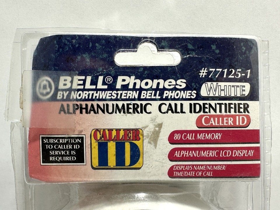 Bell Phones Caller ID, Alphanumeric Call Identifier, 77125-1 | eBay