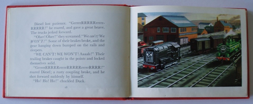 Duck & the Diesel Engine by Rev. W. Awdry Railway Series No.13 1st ...