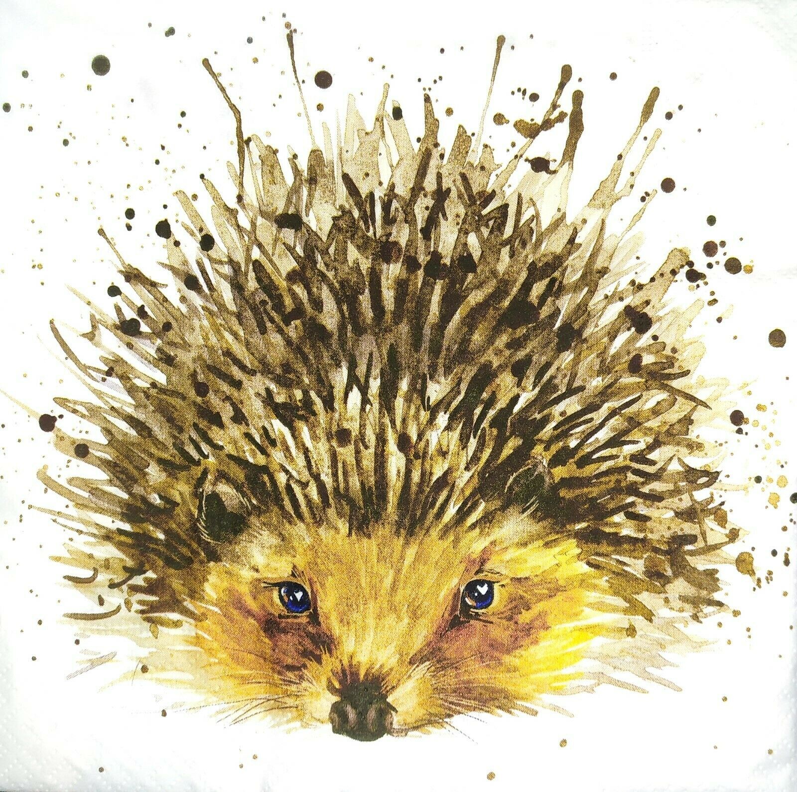 N166# 3 x Single Paper Tissues Decoupage Napkins Craft Tissue Brown ...