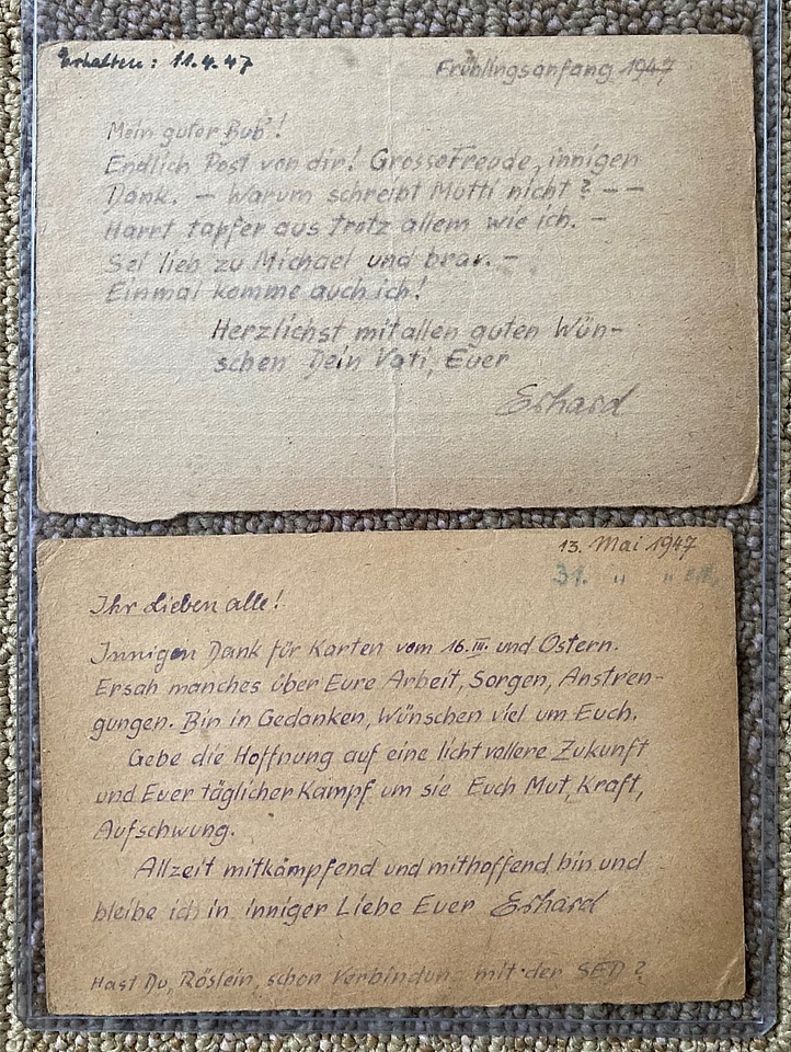 RARE! WW2 GERMAN PRISONER OF WAR FAMILY CORRESPONCE ARCHIVE (BERLIN ...