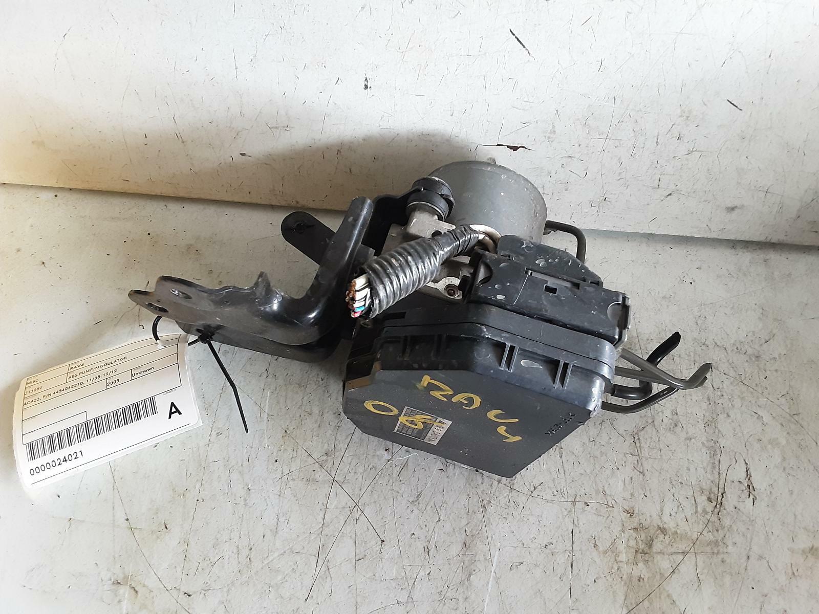 TOYOTA RAV4 ABS PUMP/MODULATOR ACA33, P/N 4454042210, 11/05-12/12 05 06 ...